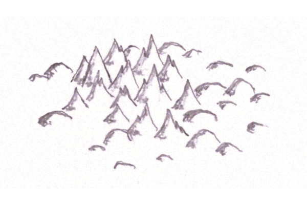 Drawing Maps - Hills & Mountains - Eledris